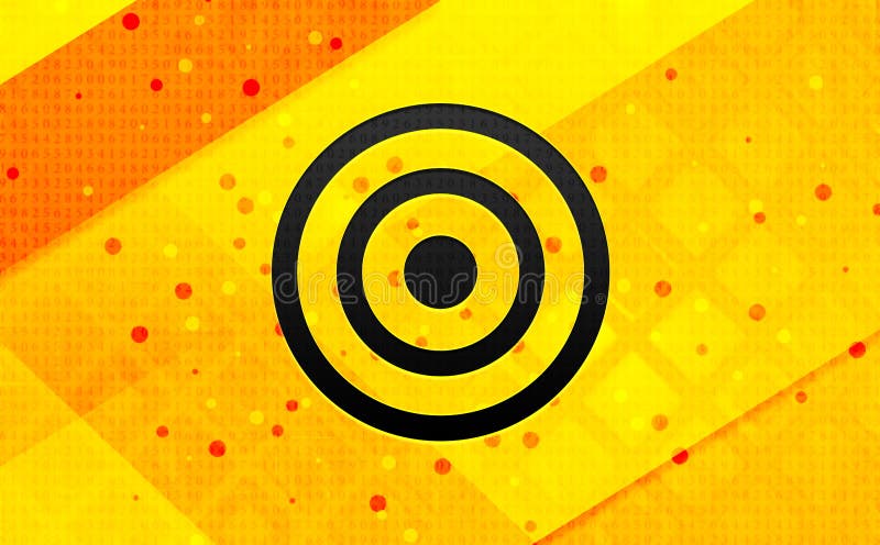 Target Icon Elegant Modern Design Abstract Buttons Set Illustration ...