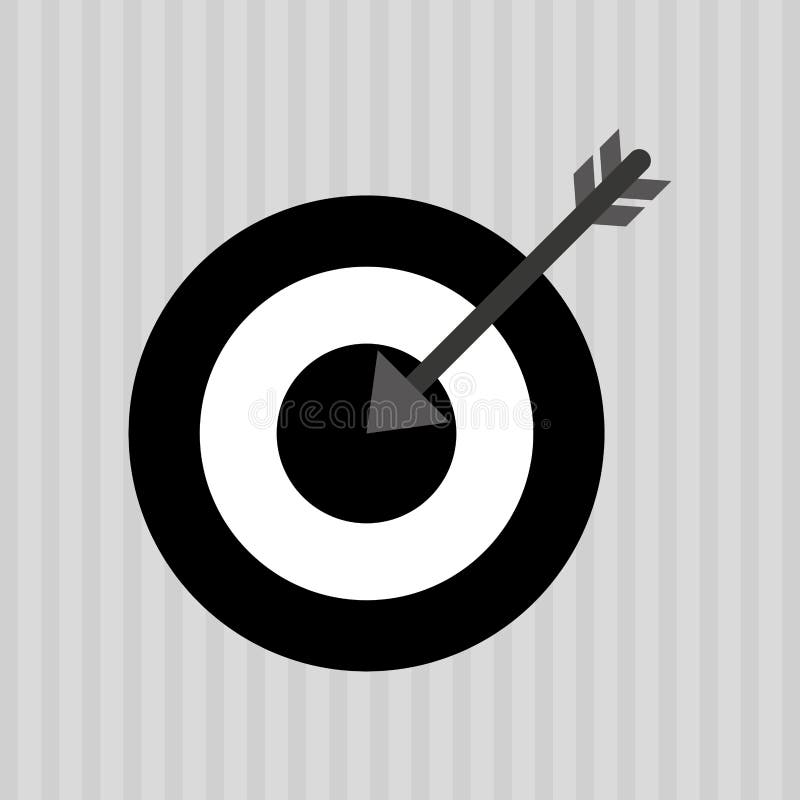 Target icon design stock illustration. Illustration of idea - 68336512