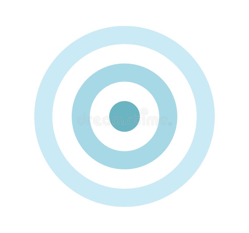 A simple target icon stock vector. Illustration of sport - 107254377