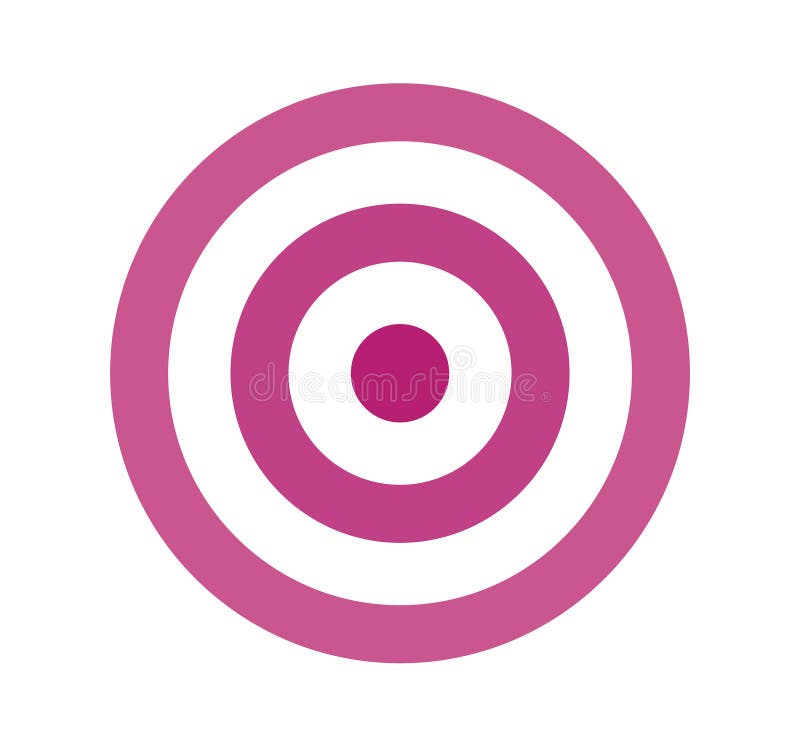 A simple target icon stock vector. Illustration of sport - 107254377