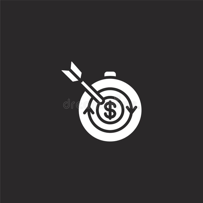 Target Icon. Filled Target Icon for Website Design and Mobile, App ...