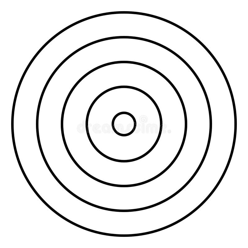 Target icon stock illustration. Illustration of efficiency - 83931993