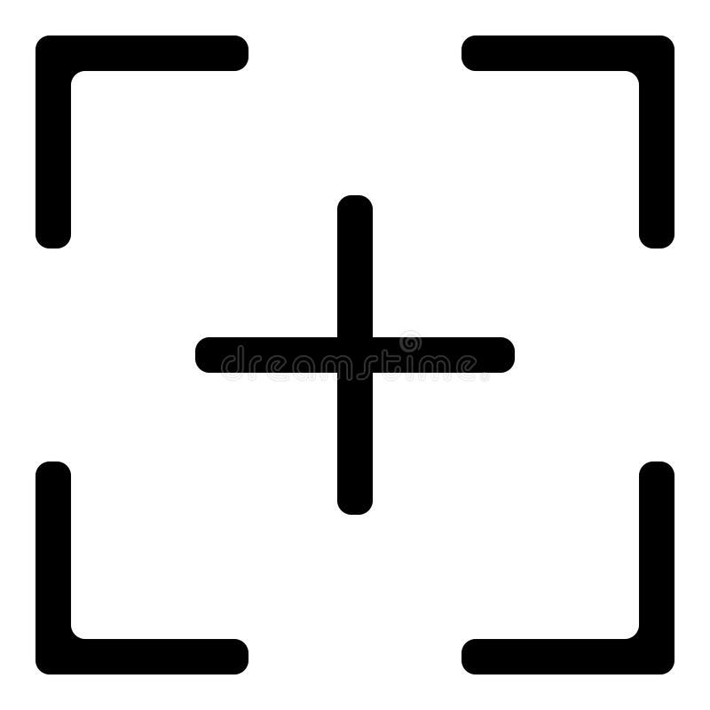 Target icon stock illustration. Illustration of glyph - 83932812