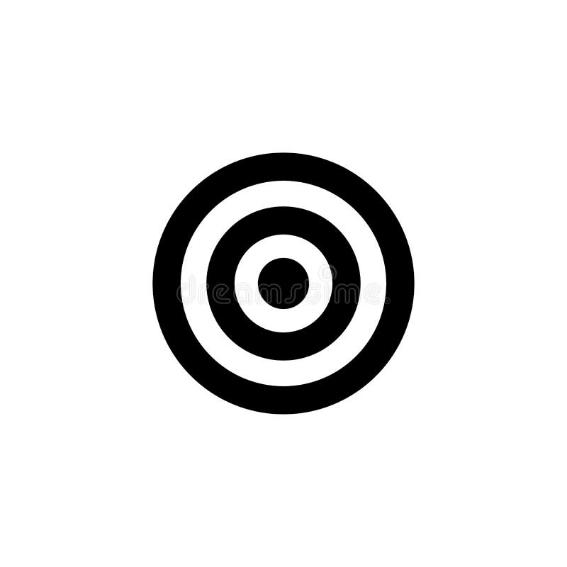 Target Icon Black