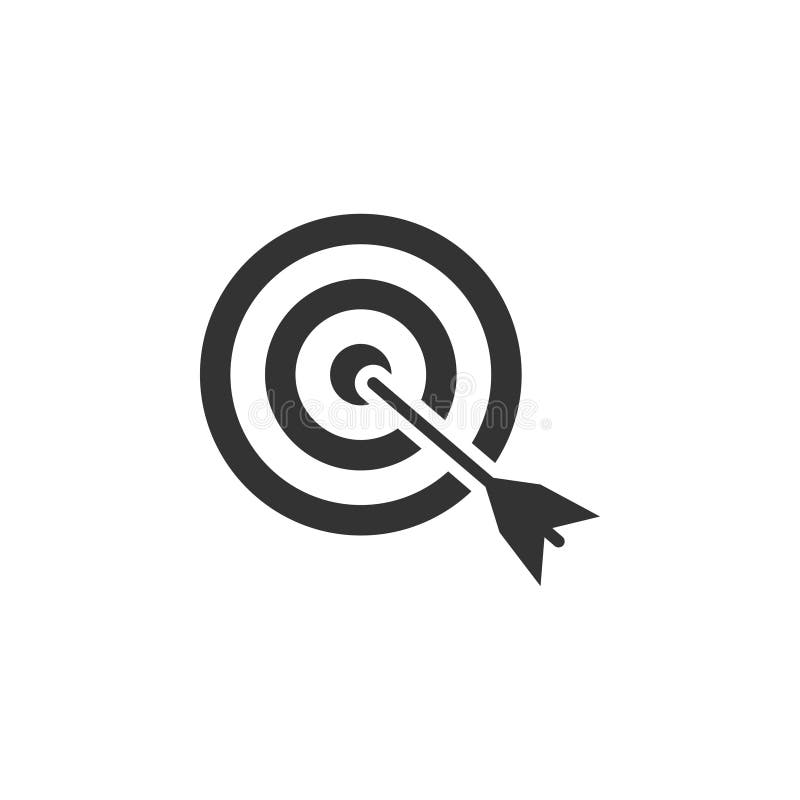 Target Icon Graphic Design Template Vector Stock Vector - Illustration ...