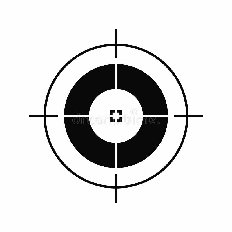 Target icon stock illustration. Illustration of diagram - 263015226