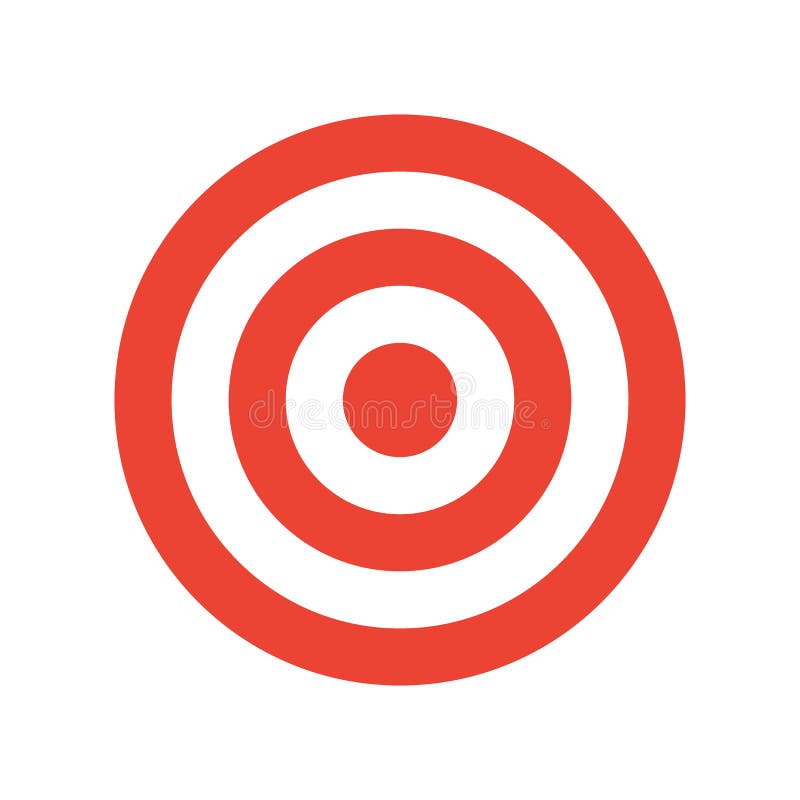 Target Icon, Modern Minimal Flat Design Style. Aim Vector Illustration ...