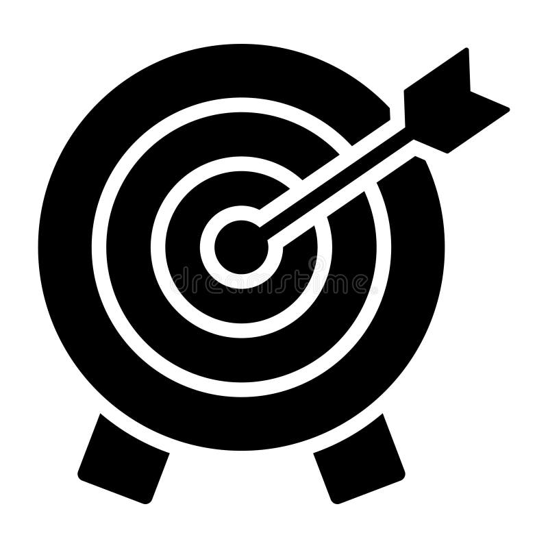 Target Icon Modern Vector Illustration Stock Vector - Illustration of ...