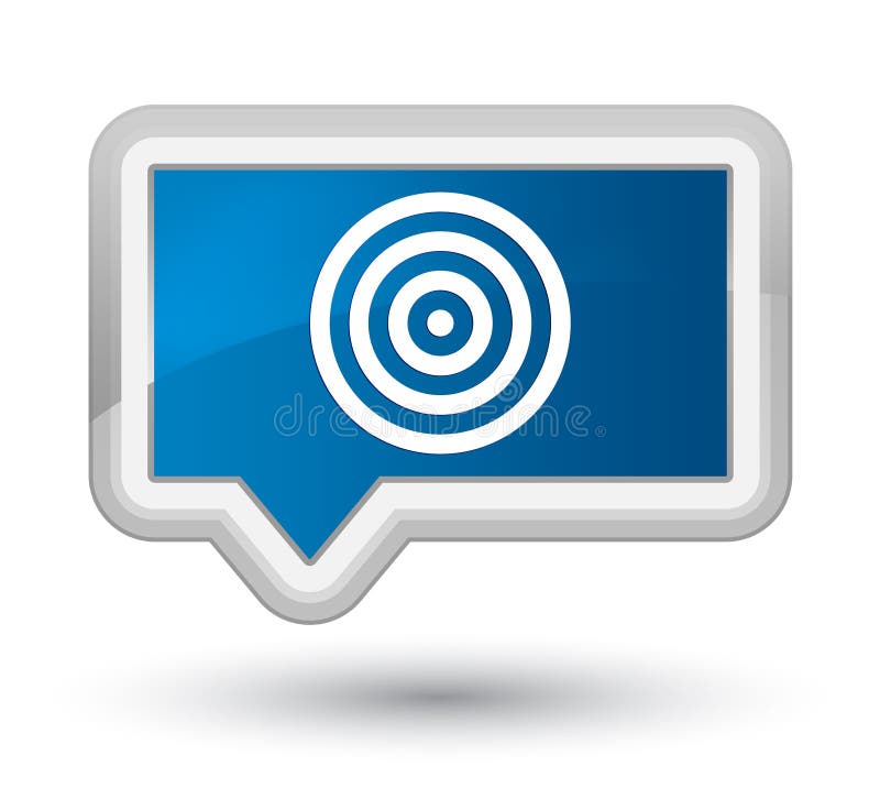 Target Icon Prime Blue Banner Button Stock Illustration - Illustration ...