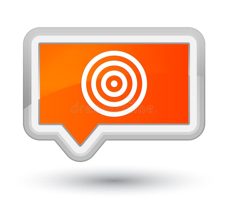Target Icon Prime Orange Banner Button Stock Illustration ...