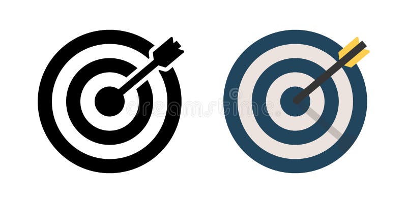 Target Icon Set with Shadow Stock Vector - Illustration of design ... Target Icon Set with Shadow Stock Vector - Illustration of design ...