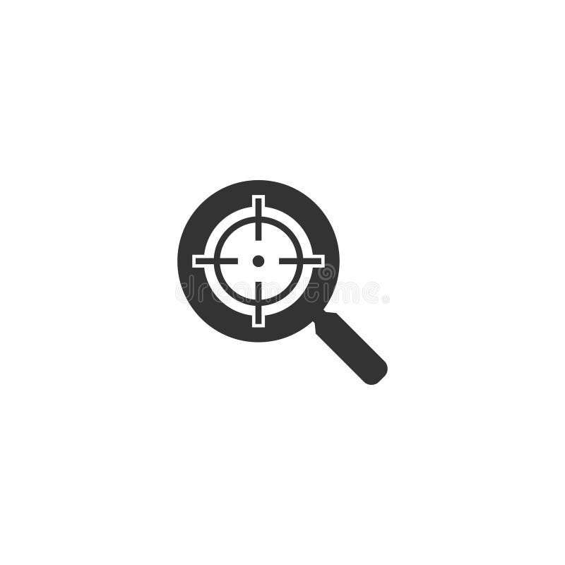 Target Icon in Simple Design. Vector Illustration Stock Vector ...