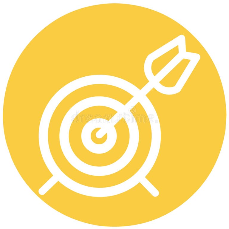 Target, Target Icon. Simple Editable Vector Logo Stock Vector ...