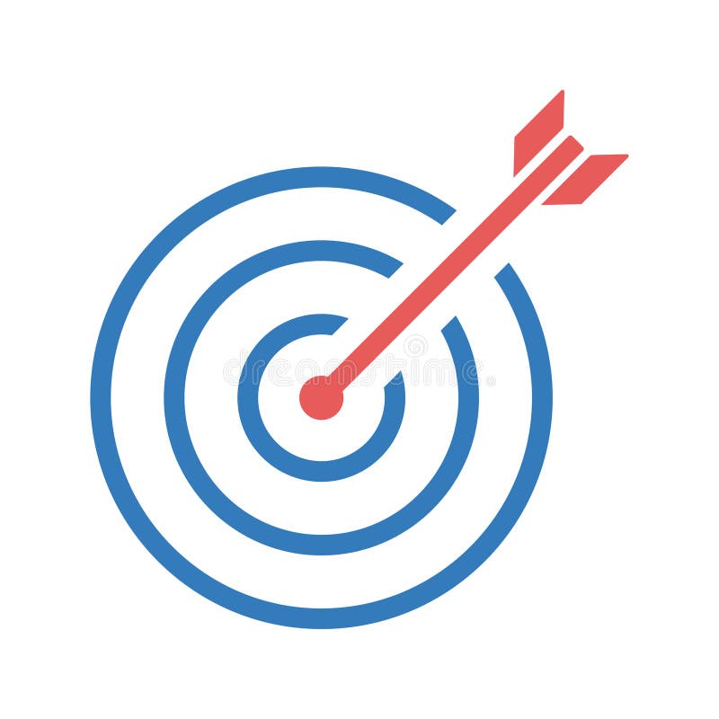 Target icon stock illustration. Illustration of aspiration - 269757242