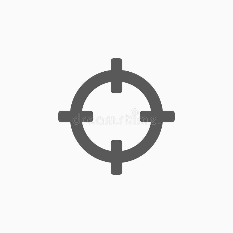 Target Icon, Aim, Crotch, Goal, Objective, Mark Stock Vector ...
