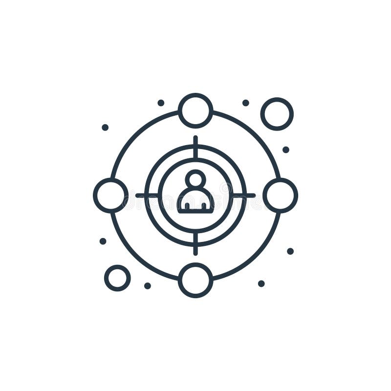 Target marketing concept stock illustration. Illustration of isolated ...