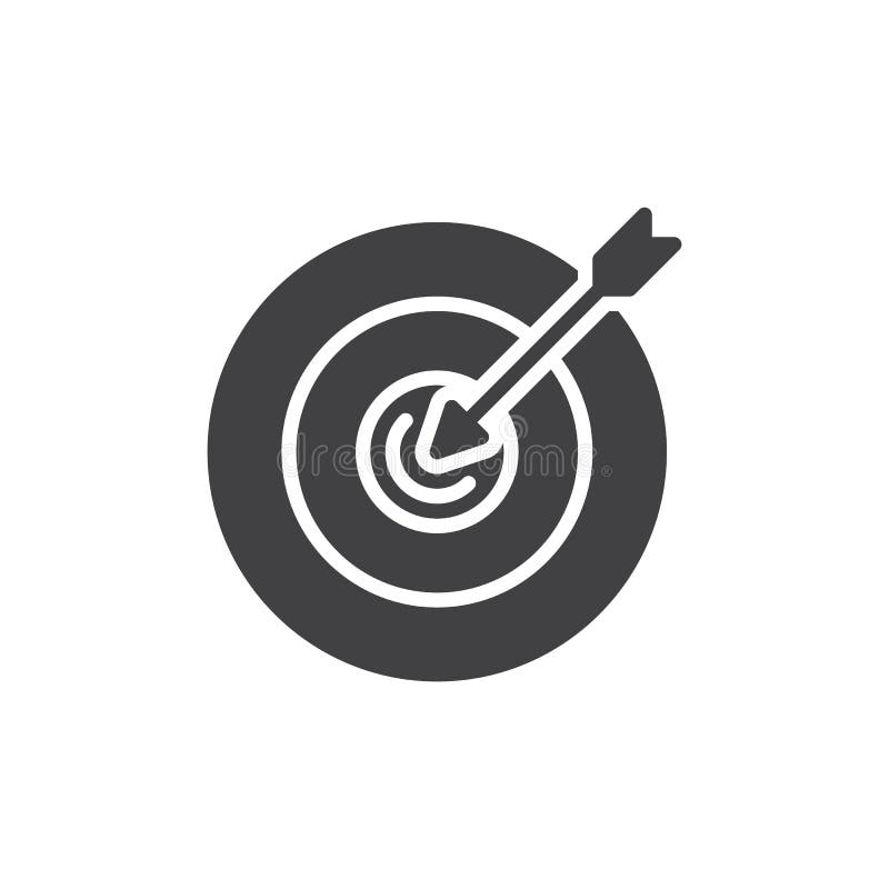 Target Symbol Icon Vector, Eye Tracking Solid Logo Illustration ...