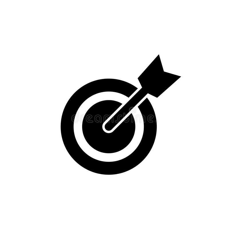 Target Icon . Goal Icon Vector. Target Marketing Icon Vector Stock ...