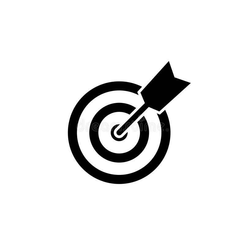Target Icon. Goal Icon Vector. Target Marketing Icon Vector Stock ...