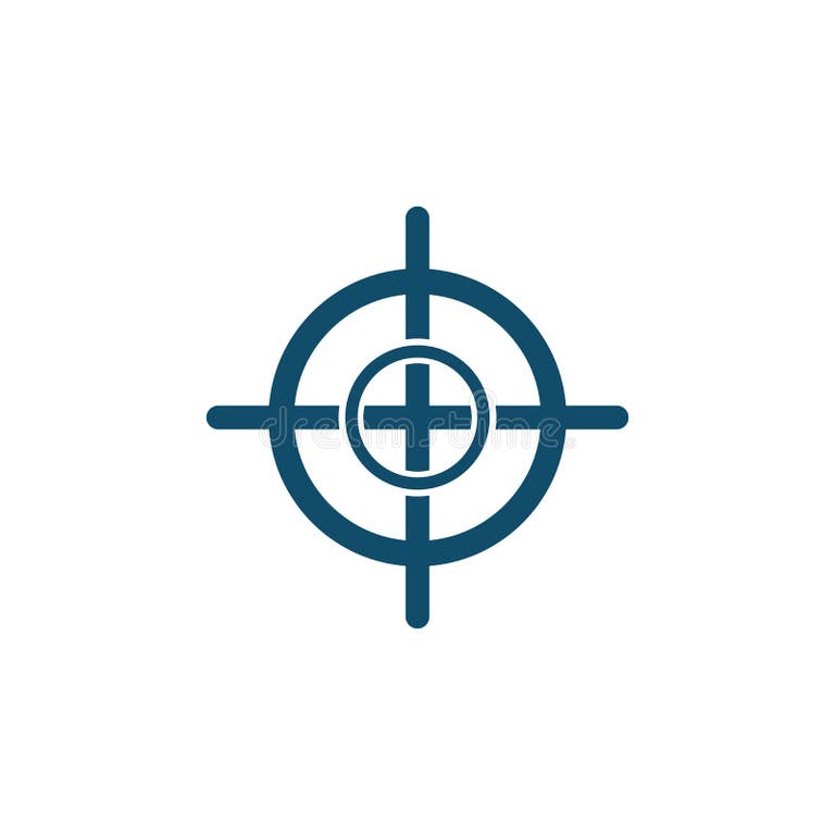 Target Icon Vector Illustration Design Template Stock Vector ...