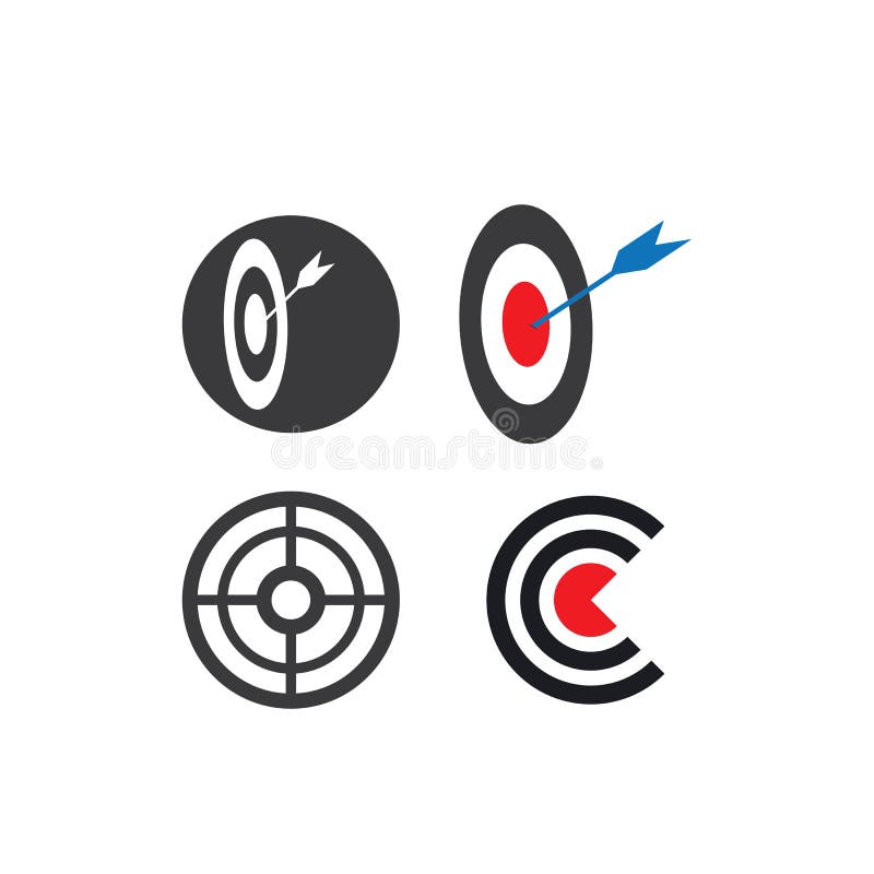 Target icon vector stock vector. Illustration of isolated - 166913591