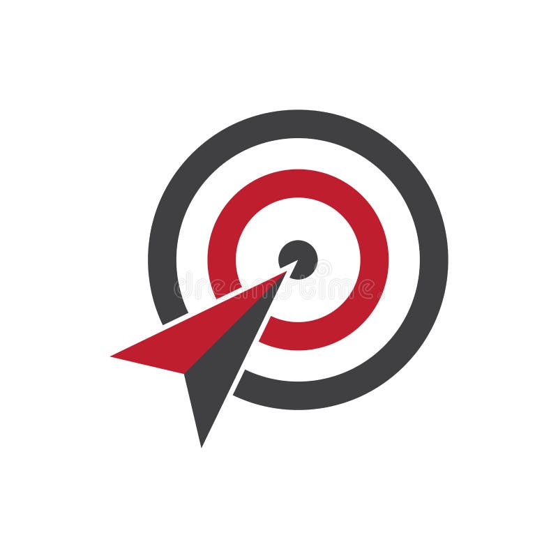 Target icon vector stock illustration. Illustration of winner - 264377408