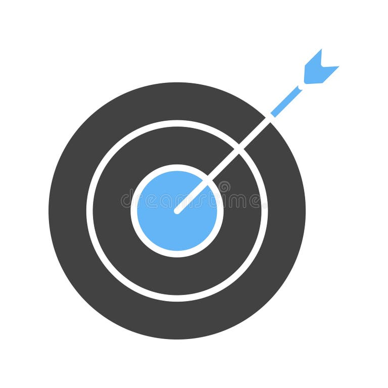 On Target Icon Vector Image. Stock Vector - Illustration of outline ...