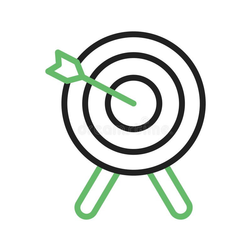 Target icon vector image. stock vector. Illustration of vector - 303864197