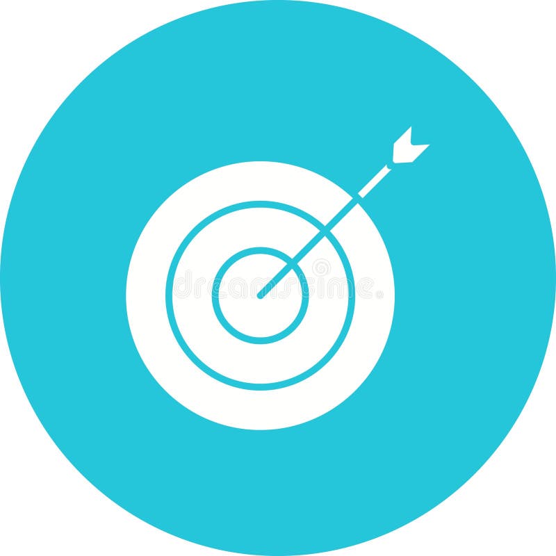 On Target Icon Vector Image. Stock Vector - Illustration of design ...