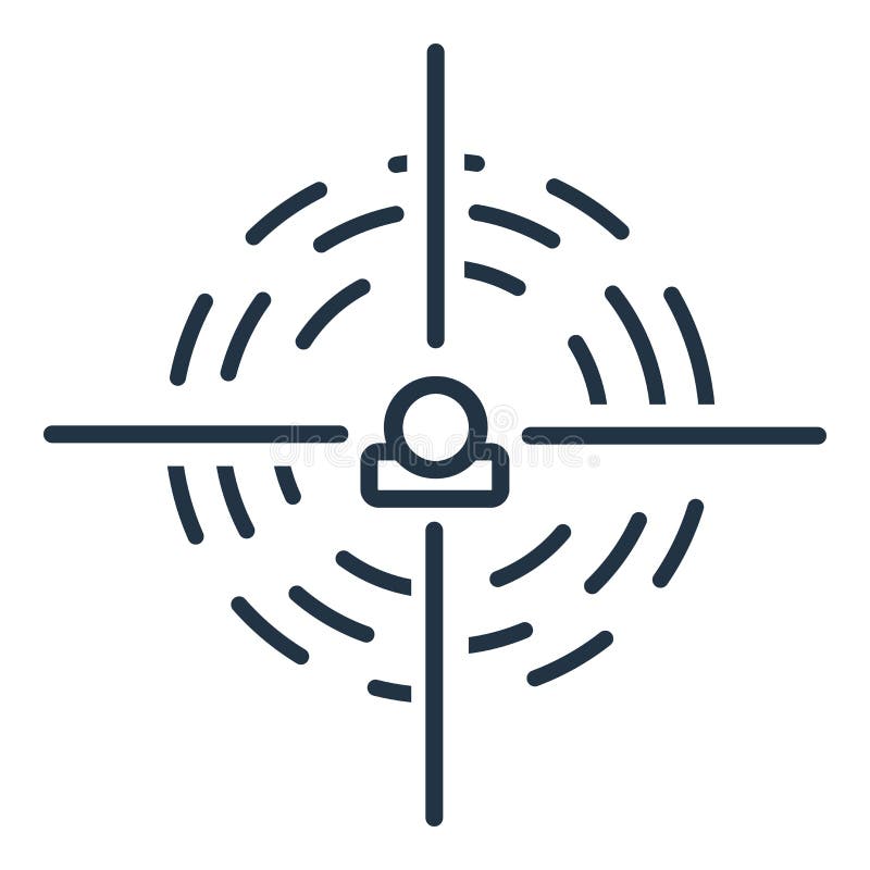 Target Icon Vector Isolated on White Background, Target Sign Stock ...