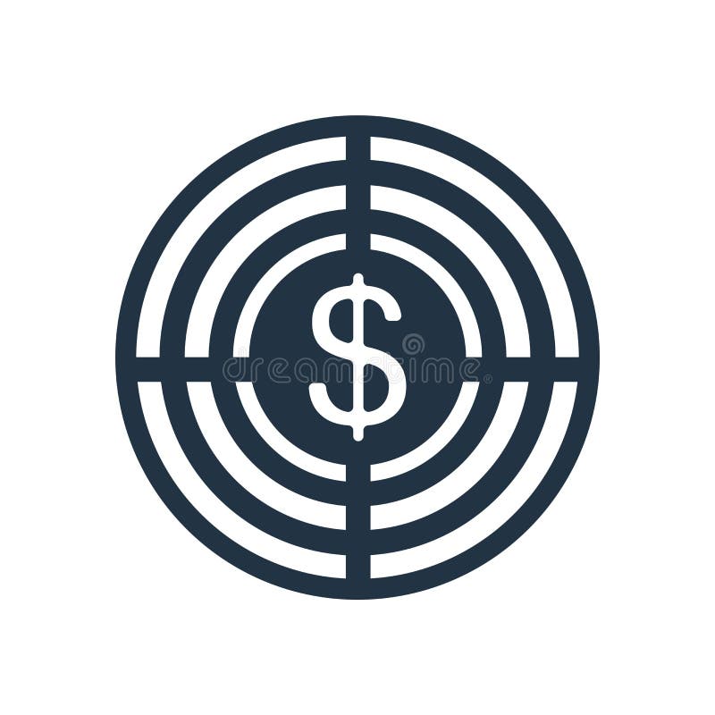 Target Icon Vector Isolated on White Background, Target Sign Stock ...