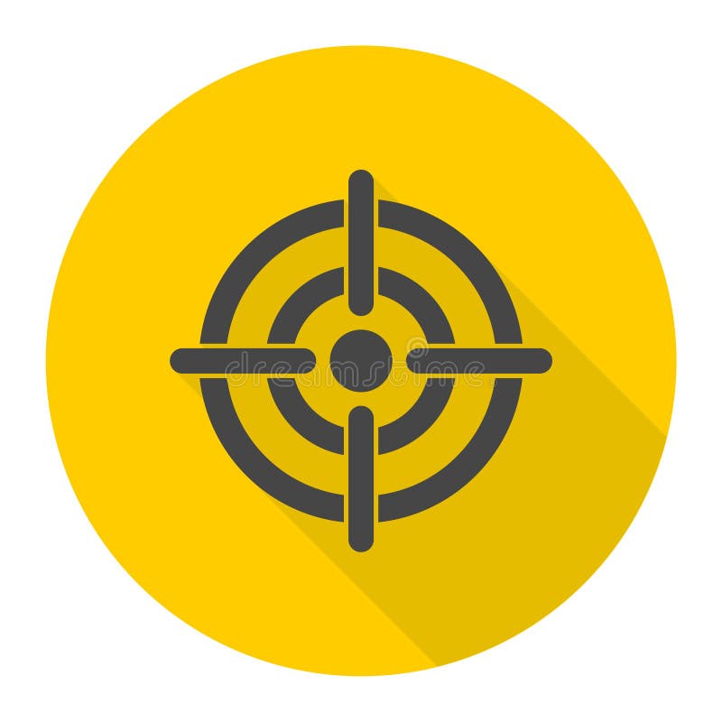 Target icon stock vector. Illustration of conceptual - 104752670