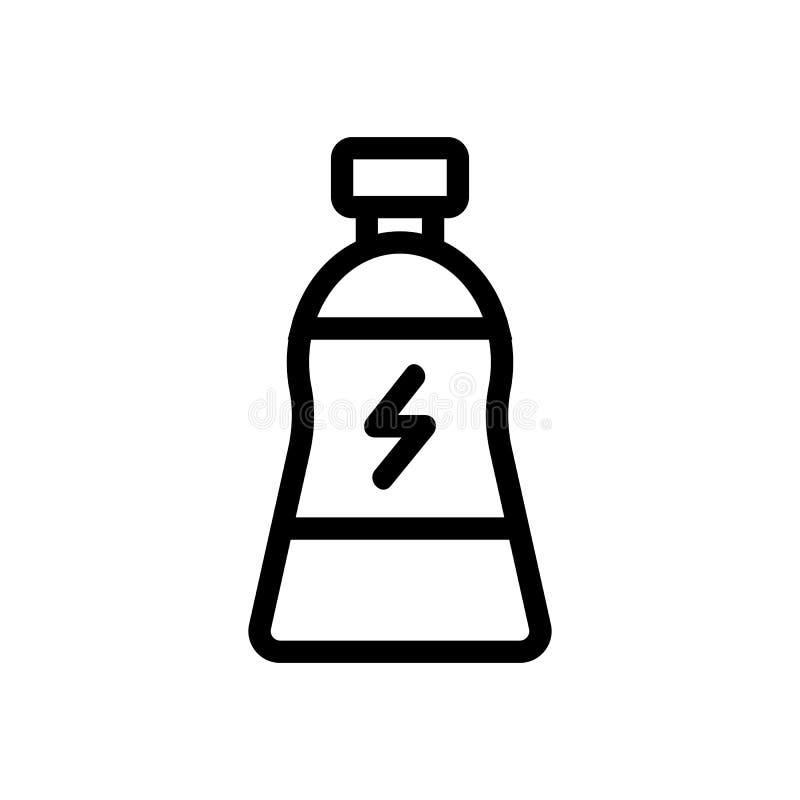 Energy Drink Icon Vector. Isolated Contour Symbol Illustration Stock ...