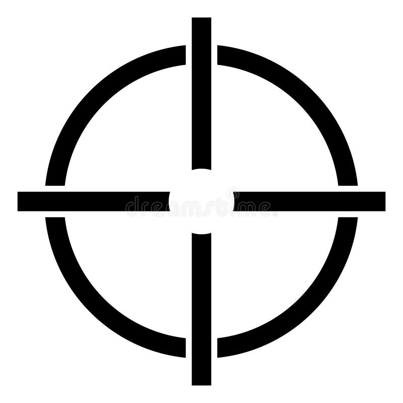 Vector Target Flat Icon Symbol Stock Vector - Illustration of marketing ...