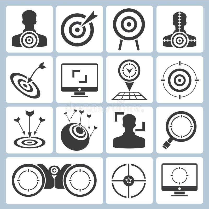 Target icons stock illustration. Illustration of isolated - 37068522
