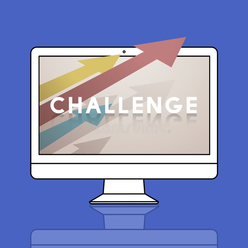 Target Improvement Challenge Icon Concept Stock Illustration ...