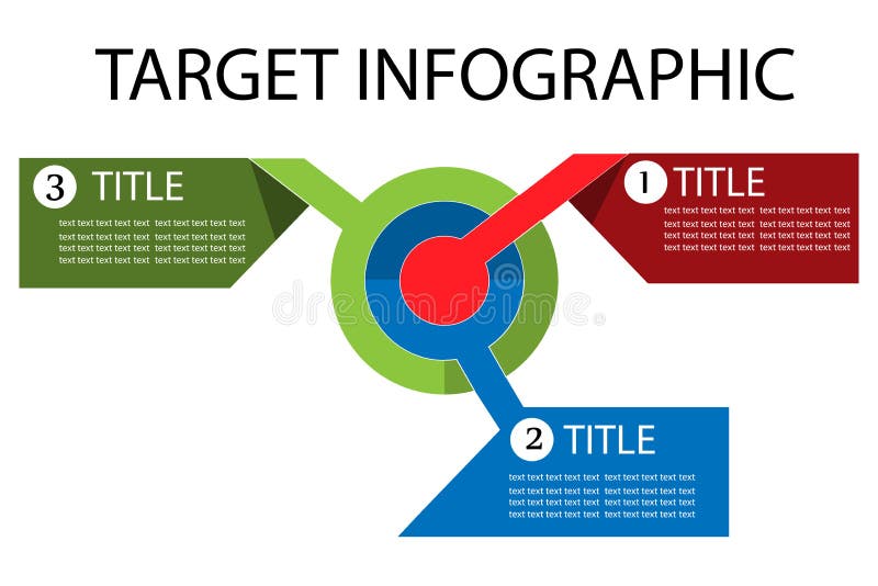 Target Infographic, Infographic Design Template.Vector Illustration ...