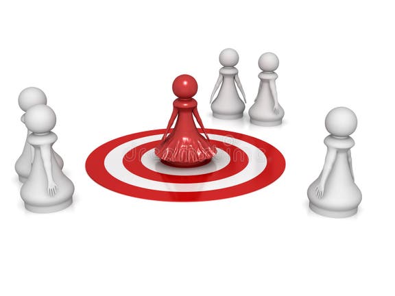 Target lady stock illustration. Illustration of organization - 37808687