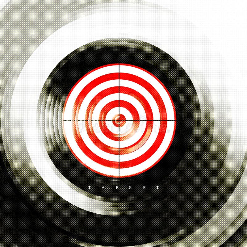 Target landing page stock illustration. Illustration of circle - 301196524