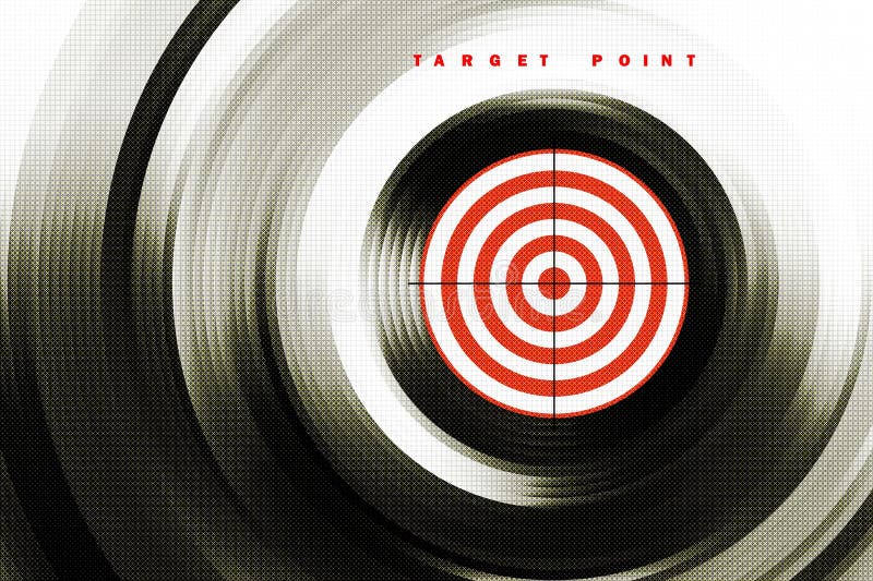 Target landing page stock illustration. Illustration of competition ...