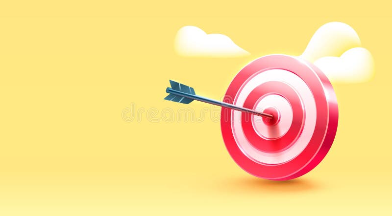 Target Landing Page, Banner Business 3d Icon. Vector Stock Vector ... Target Landing Page, Banner Business 3d Icon. Vector Stock Vector ...