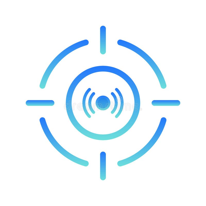 Target Live Logo Gradient Design Template Icon Element Stock Vector ...