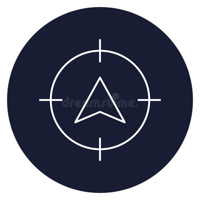 Target Location Isolated Vector Icon Which Can Easily Modify or Edit ...