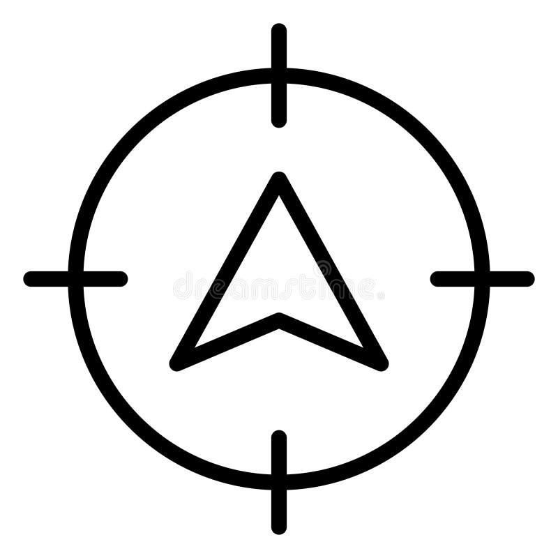 Target Location Isolated Vector Icon Which Can Easily Modify or Edit ...