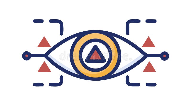 Target Lock Eye, Precision Tracking, Focused Surveillance, Vector ...