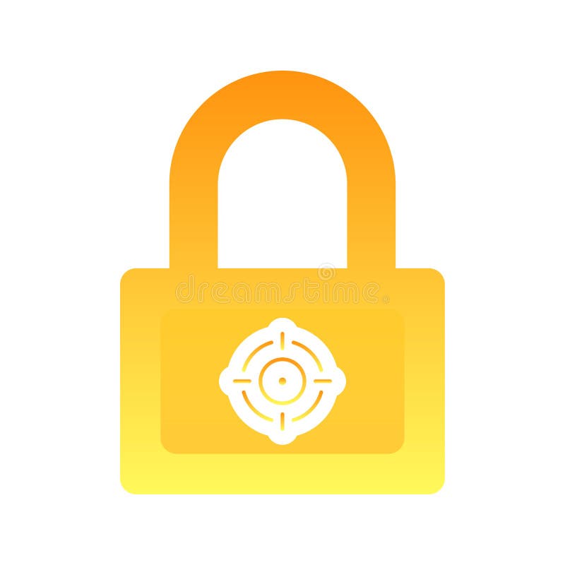 Target Lock Logo Gradient Design Template Icon Element Stock Vector ...