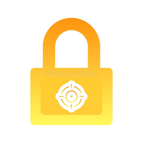 Target Lock Logo Gradient Design Template Icon Element Stock Vector ...