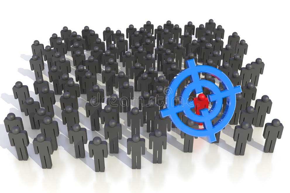 Target locked stock illustration. Illustration of choose - 9657646