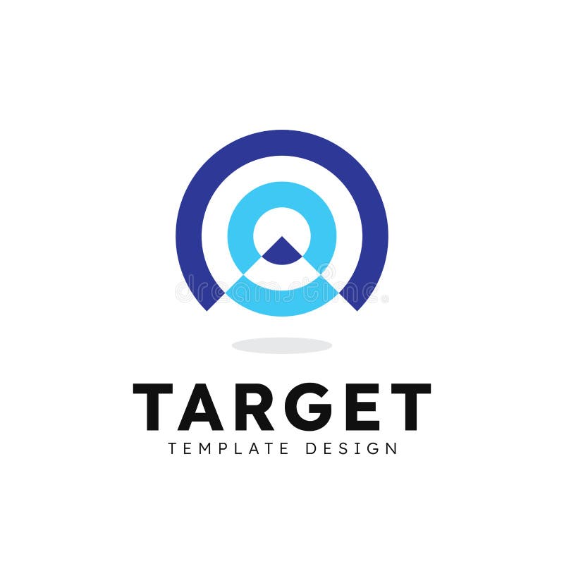 Target Logo Arrow Direction, Circle Target Vector Illustration Stock ...