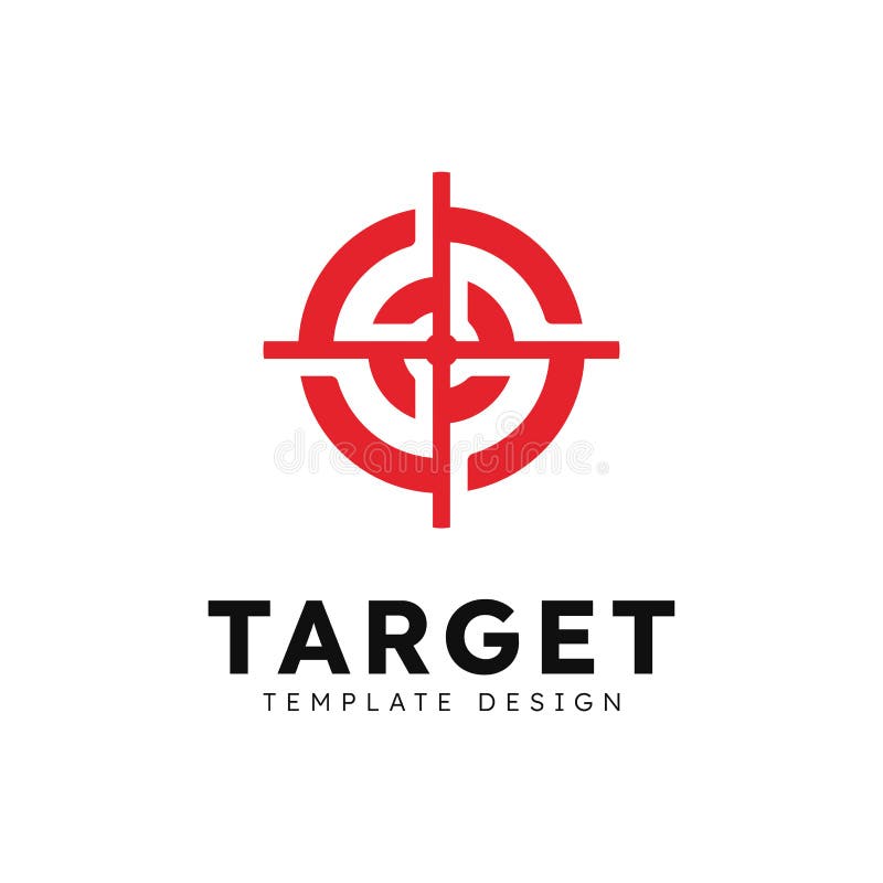 Target Logo Arrow Direction, Circle Target Vector Illustration Stock ...